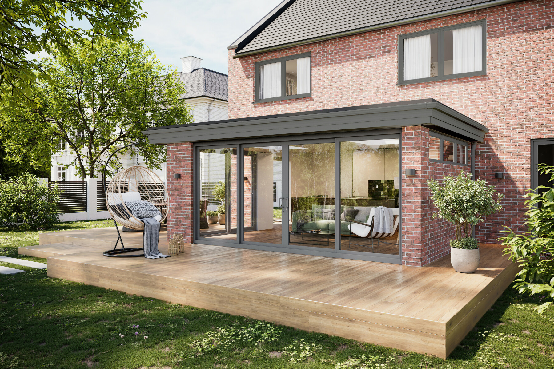 Flat Roof System Now in Unlimited Widths | Ultraframe Trade