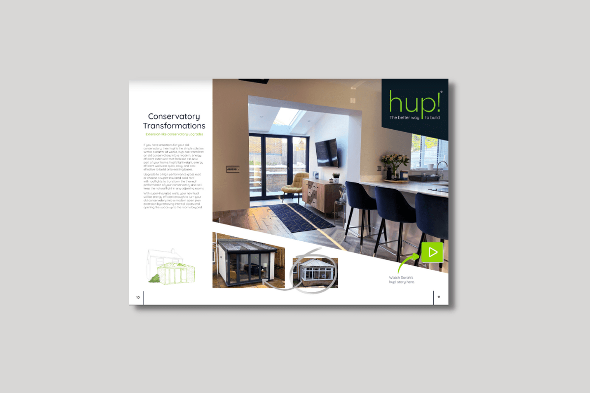 hup! sales & marketing toolbox | Ultraframe Trade