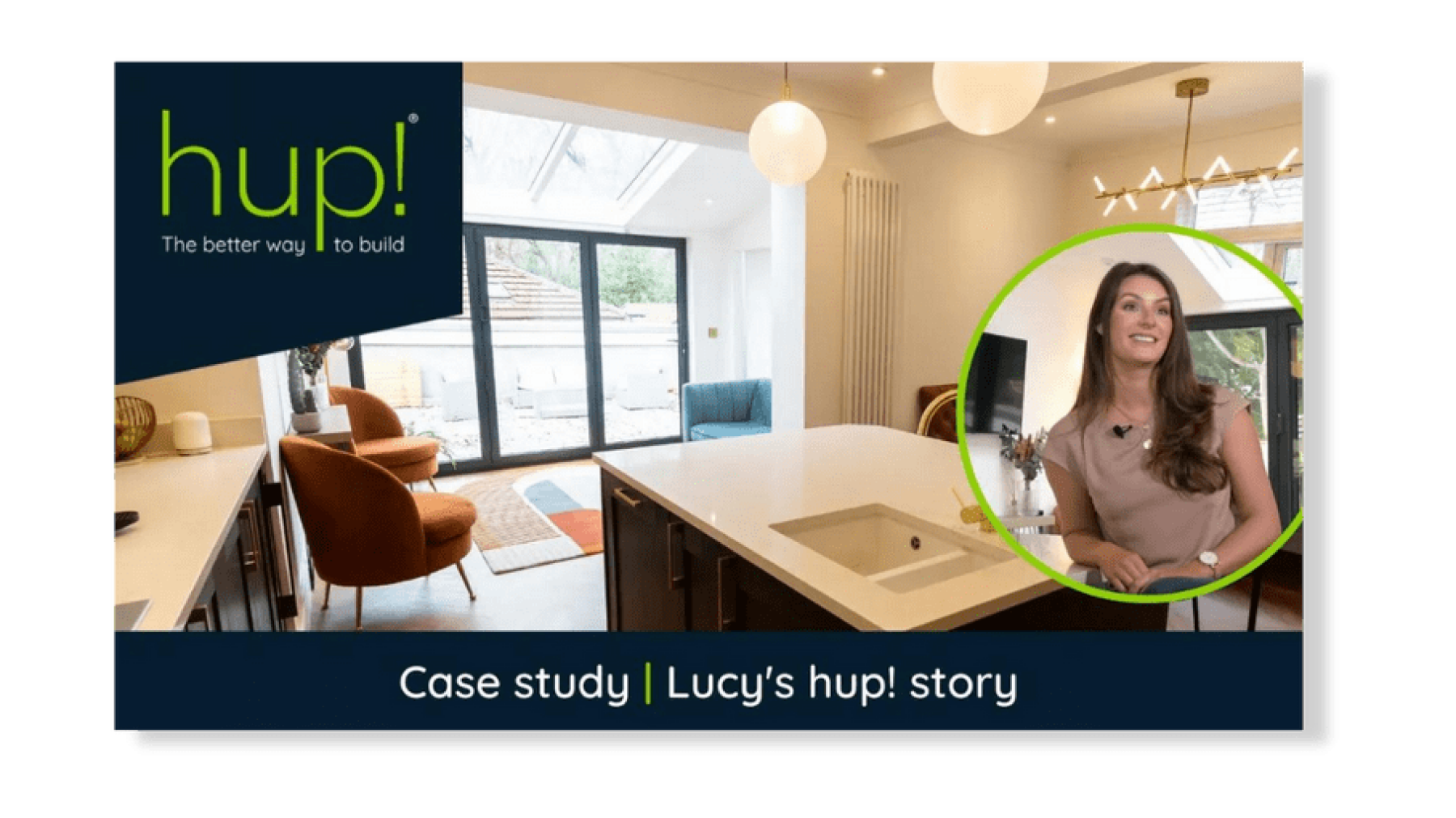 Lucy's hup! story | hup! case study | Ultraframe Conservatories
