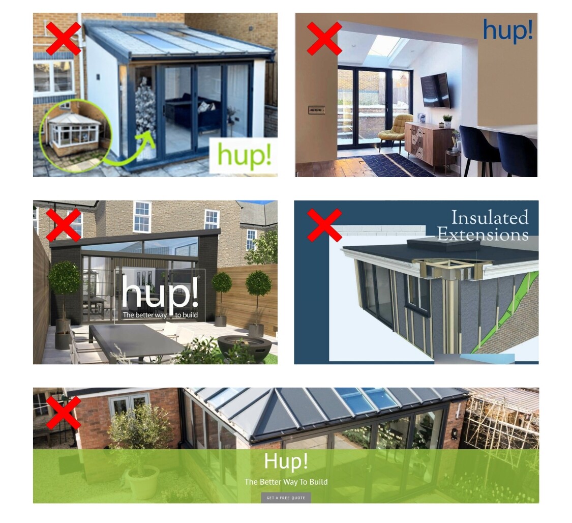 hup! brand guidelines | Ultraframe Trade